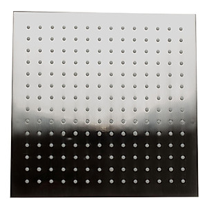 ALFI brand LED12S-PC Polished Chrome 12" Square Multi Color LED Rain Shower Head, 11.75" L x 11.75" W x 0.38" H