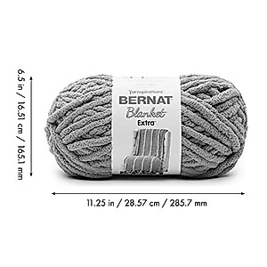 Bernat Blanket Extra Faded Blues Yarn - 2 Pack of 300g/10.5oz - Polyester - 7 Jumbo - 97 Yards - Knitting/Crochet