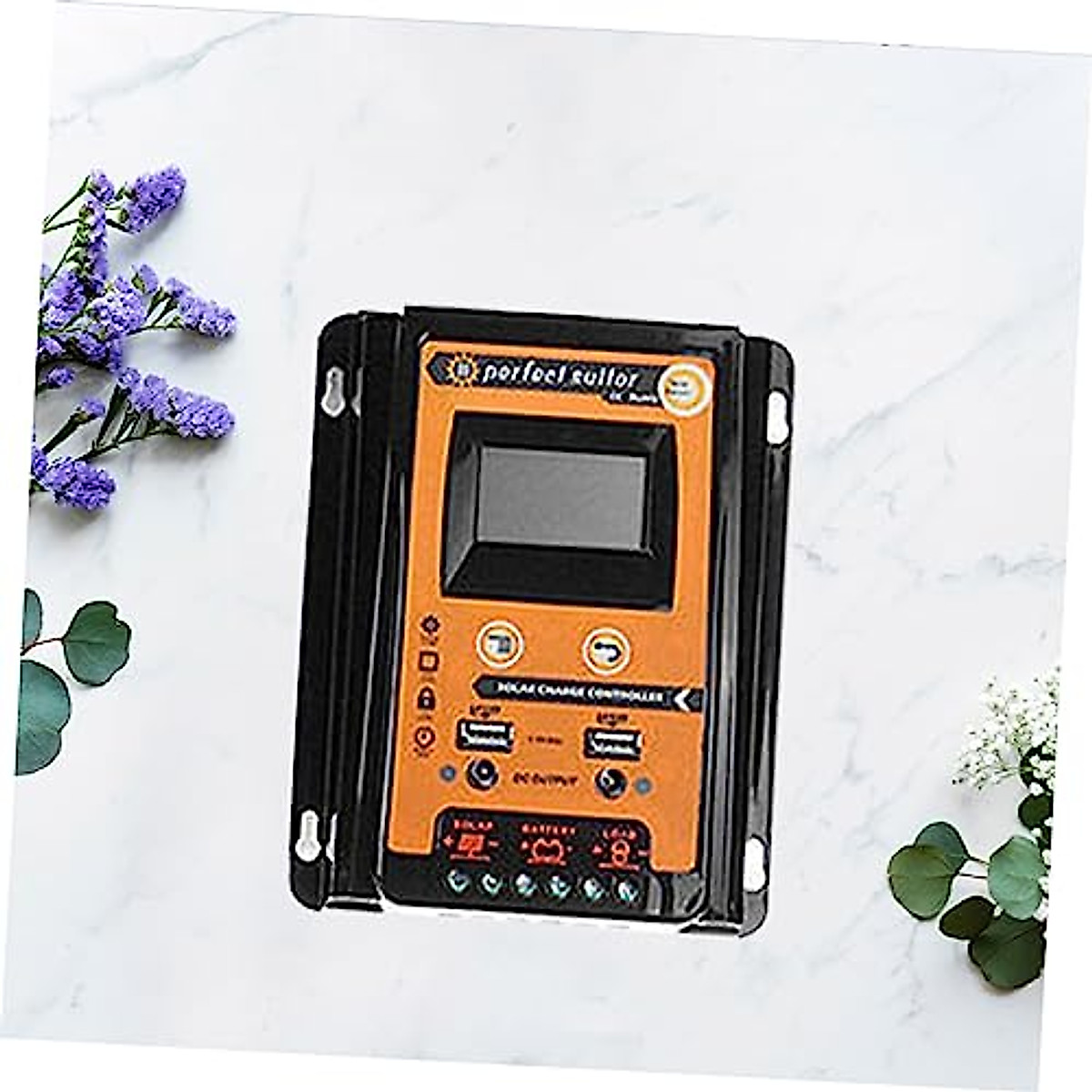 GANAZONO Solar Charge Regulator Solar Controller Electric Generator Dynamo Solar Charge Controller Solar Regulator Charge Controller Solar Charge Battery dyna-GRO 70a USB Lithium Battery