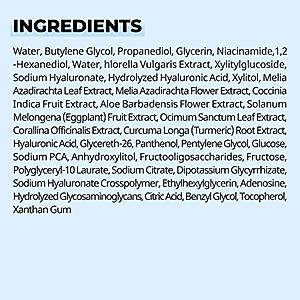 numbuzin No.6 Deep Sleep Mask Serum | Instant, Long Lasting Hydration, Hyaluronic Acid, Niacinamide, Refreshing Iceland Glacier Water | Korean Skin Care for Face, 1.69 fl oz