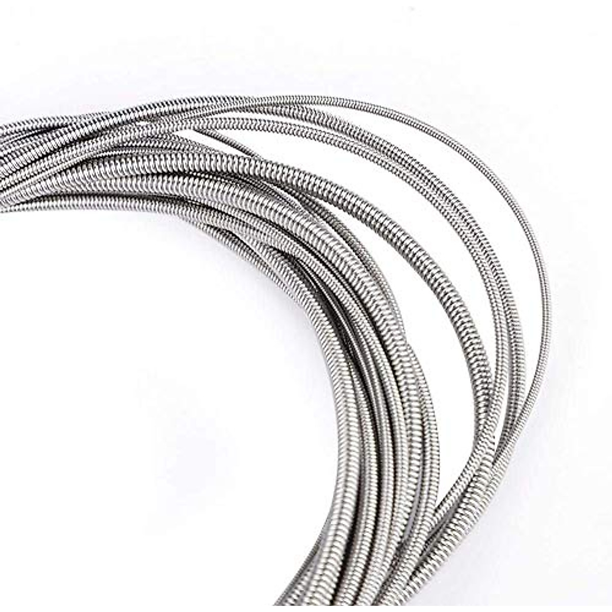 Jiayouy Strings Stainless Steel 4 String Bass Strings with Small Ball Ends 4 Strings/Set String Gauges: 046-100