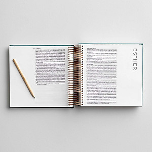 Illustrating Bible CSB Green (Spiral Bound Journaling Bible)