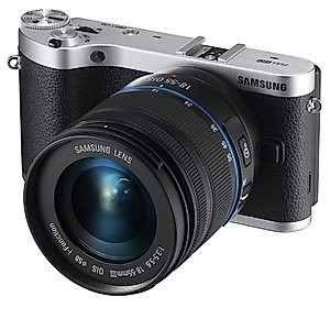 Samsung NX EV-NX300ZBSTUS Wireless SMART Digital Camera 20.3MP Compact System Camera with 3.3-Inch AMOLED- with 18-55mm OIS Lens (Black)