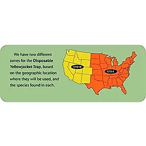 RESCUE! Disposable Yellowjacket Trap - West of The Rockies - 2 Traps