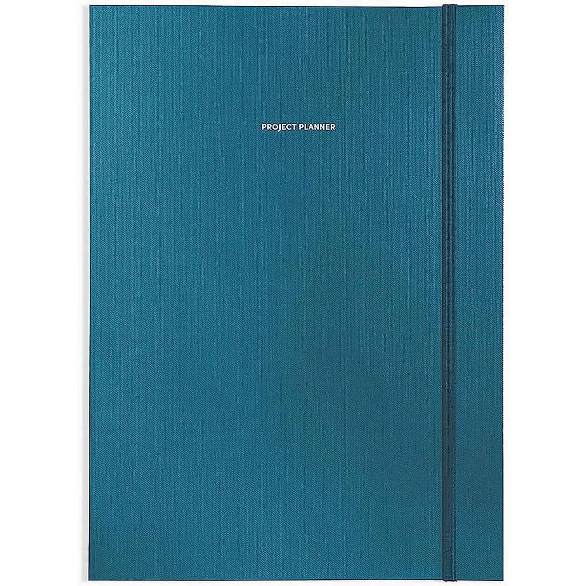 POKETO – Hardcover Project Planner - 11.9" x 8.4" - Undated - Weekly, Monthly & Yearly Notebook - Daily Planner - Note Taking - Eco-Friendly Journal - Home, School & Office Supplies - Teal