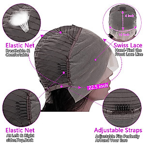 Xagujpo 12inch 13x4 lace front wigs humna hair