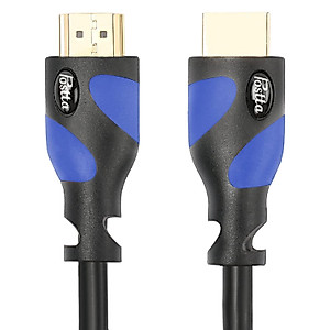 Postta HDMI Cable(50 Feet Blue) HDMI 2.0V Support 4K 2160P,1080P,3D,Audio Return and Ethernet - 1 Pack