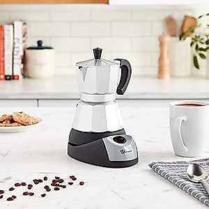 3 Cup Uniware Professional Electric Espresso/Moka Coffee Maker