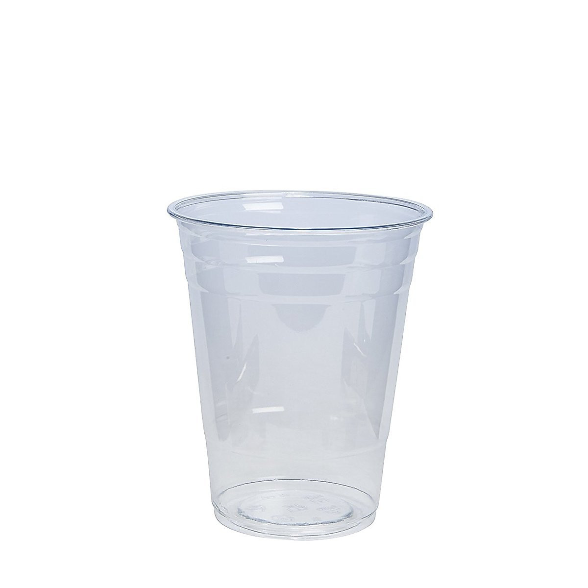 Comfy Package [100 Pack - 16 oz.] Crystal Clear PET Plastic Cups