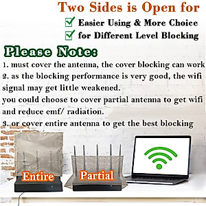 WiFi Cover Emf Protection WiFi Router Cover Radiation Shielding WiFi Guard Emf Faraday Cage for Router 13.8IN 15.7IN