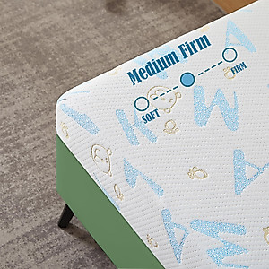 OUUI 5 Inch Queen Mattress, Removable Washable Cover Cooling Memory Foam Medium Feel, Bed-in-a-Box, CertiPUR-US Certified