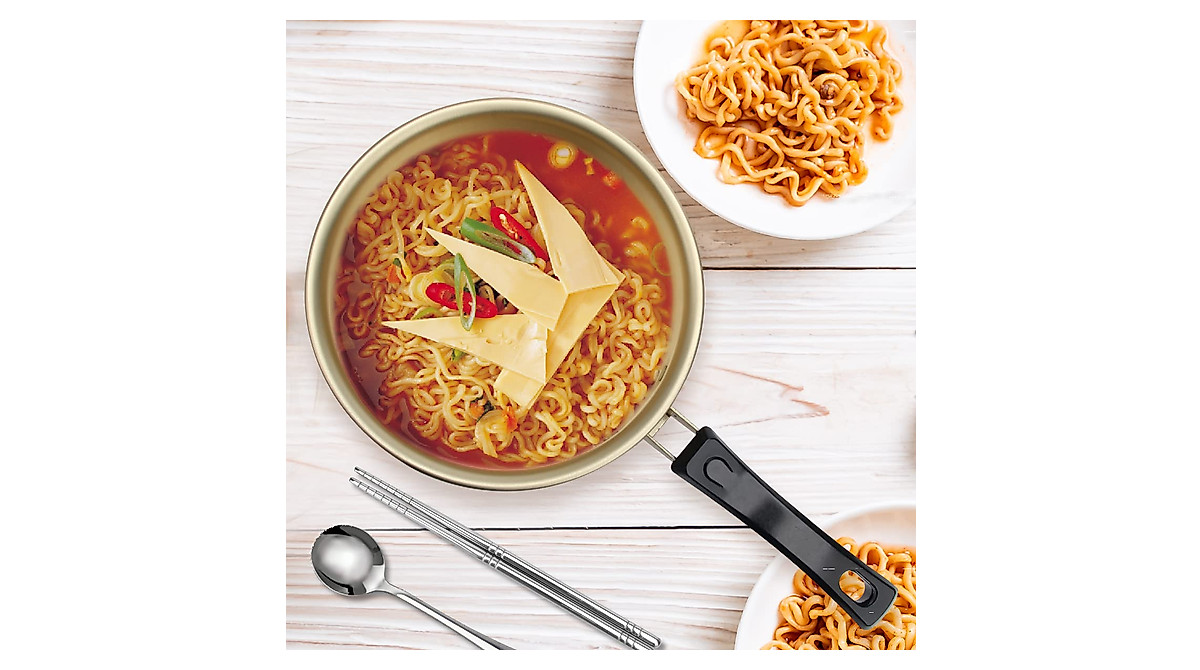 AHIER Korean Ramen Pot - Fast Heating & Lightweight Cookware