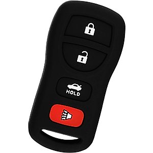 KeyGuardz Keyless Entry Remote Car Key Fob Outer Shell Cover Soft Rubber Protective Case for Nissan Infiniti KBRASTU15