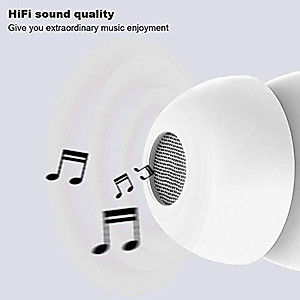 Non Radiation Sleep Earphones, 3 Meters Extended Long in Ear Wired Headphones Noise Cancelling HD Calls One Button Microphone Line Control Headset 3.5mm Jack for Mobile Phones White