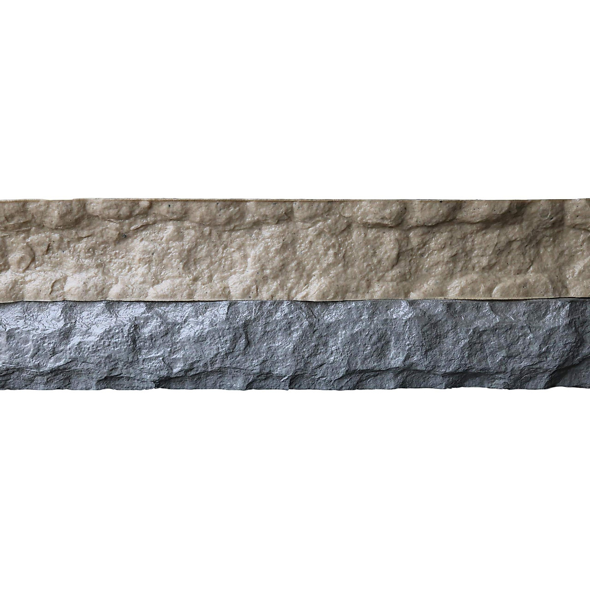 Stone Master Molds Chiseled Edge Concrete Countertop Edge Form Liner 8'x6"x2"