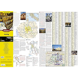 Rome Map (National Geographic Destination City Map)