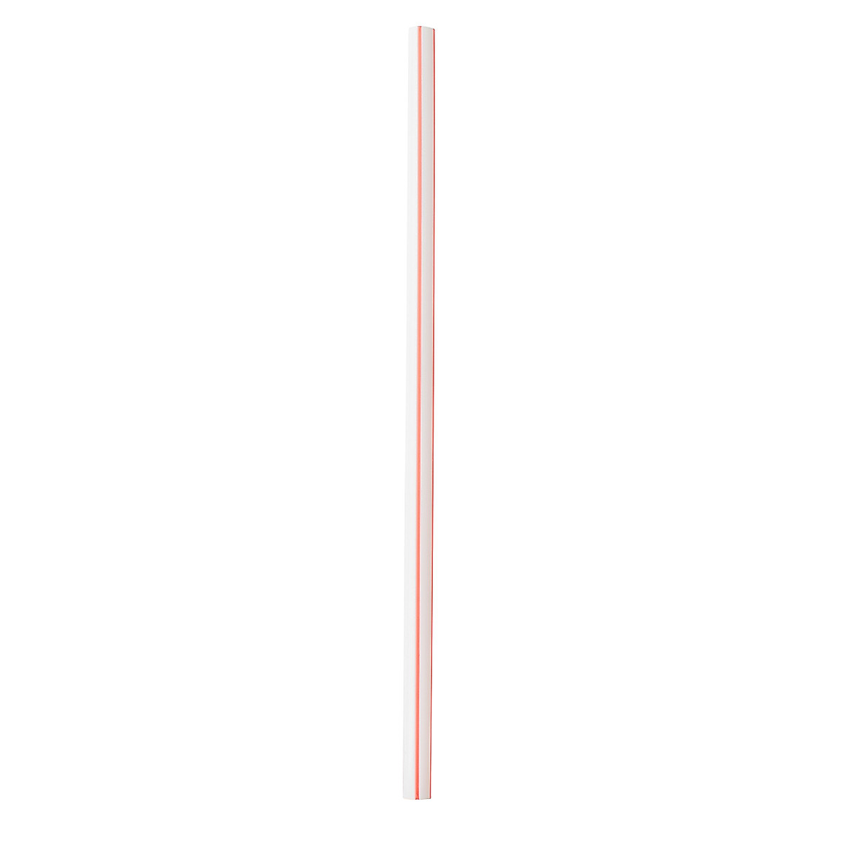 Crystalware Plastic Giant (Jumbo) Straws Individually Wrapped 10-1/4", 300 per Box (Red,White, 8 1/4" 300 Box)