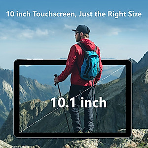 WXUNJA Android 13 Tablet, 10 inch Tablets with 8GB (4+4) RAM 64GB ROM 1TB Expand, Quad-Core Processor, 1280x800 IPS HD Touch Screen, WiFi, Dual Camera, Bluetooth, 6000mAh Battery - Blue