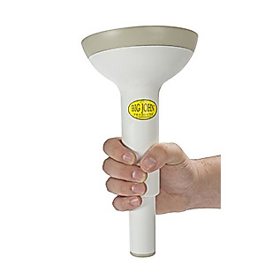 Big John Toilet Seat 612011919 Wall Hung Toilet Support, White