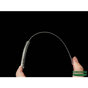 KINGSEM 20PCS Straw cleaner brush kit, straw brush of 8mm-10.6 inch for water bottle sippy cup with straw, glass straw,piper cleaning, tubes cleaning like filter and sink drain hair remover