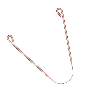 Tongue Scraper Bad Breath Treatment Pure Copper Tongue Cleaner Easy to Use Tongue Scraper for Adults U Shaped Tongue Scrubber Tongue Cleaner Maintain Oral Hygiene Scraper