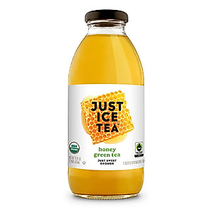 Just Ice Tea Organic Honey Green Tea, 16 FZ