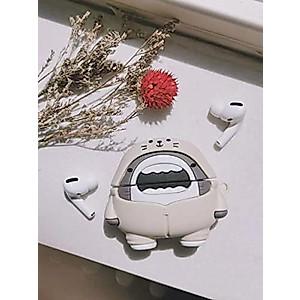 Cute Airpod Pro Case, Funny Airpods Pro Cover,3D Cartoon Shark Air Pods Pro Cases for Kids Teens Boys Girls Men Women (Shark)