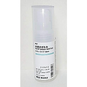 MOMA Muji PET Cylinder Spray Bottle 30ml