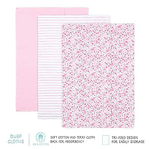 The Peanutshell Newborn Layette Gift Set for Baby Girls - 23 Piece Newborn Girl Clothes & Accessories Set - Fits Newborn to 3 Months - Floral