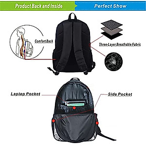 Bootfu Boys Cristiano Ronaldo Backpack-Student Lightweight Schoolbag Graphic Knapsack-Bookbag for School,Travel One Size