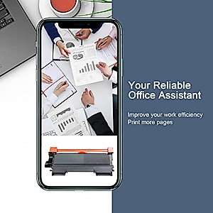 Compatible High Yield 1 Pack Black TN-450 TN450 Toner Cartridge Replacement for Brother DCP-7060D 7065D Intellifax 2840 2940 MFC-7240 7360N 7365DN 7460DN 7860DW HL-2130 2132 2220 Printers -by HNQGSM