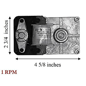 Whitfield Pellet Max Torque 1 RPM Auger Motor 12046300 Replacement Part by NBK…