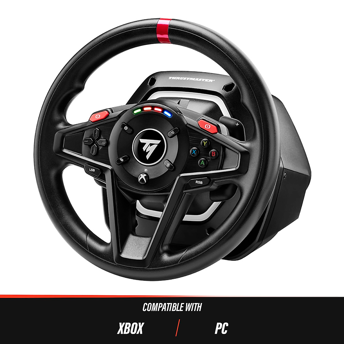 Thrustmaster T128X, Force Feedback Racing Wheel with Magnetic Pedals (Compatible with Xbox Series X|S, Xbox One, PC)