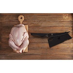 Dalstrong Curved Boning Knife - 6 inch - Shadow Black Series - Black Titanium Nitride Coated - High Carbon 7CR17MOV-X Vacuum Treated Steel - Kitchen Knife - Fillet Knife - Sheath - NSF Certified