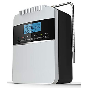Water Purifier Machine Water Ionizer ORP+500 to -800 PH 2.5-11.2 Alkaline Acid Water Best Home Alkaline Water Filtration System/Instant heating58-136.4 °F/12,000 Liters Per Filter / 7 Water Settings