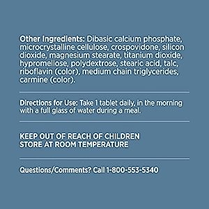 Bausch + Lomb Ocuvite Eye Vitamin and Mineral Supplement with Lutein, 60 Count Bottle