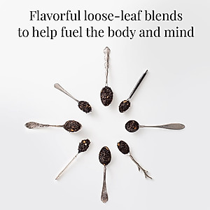 The Republic of Tea Blackberry Sage Full-Leaf Loose Black Tea, 3.5 oz Refill Bag | Steeps 50 Cups