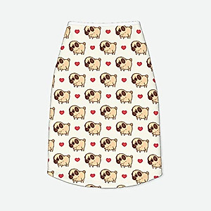 Funny Pug Dogs Pet Dog Cat Clothes Soft Cotton Dog Tee Shirts Cool Breathable Pet Vest for Medium Large Dogs Indoor and Outdoor Use