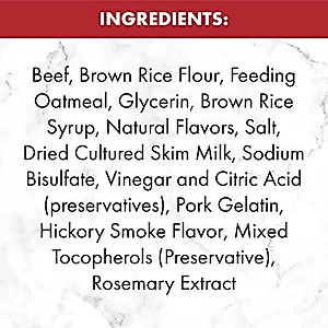 NUTRO Mini Bites Dog Treats Beef & Hickory Smoke Flavor, 4.5 oz. Bag