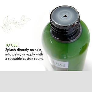 Honeybee Gardens Soothe & Refresh Herbal Aftershave with Aloe & Witch Hazel for Men, Key Lime, A Refreshing Burst of Lime Essential Oil, Gluten-Free, Vegan, Cruelty-Free, 4 Fl Oz