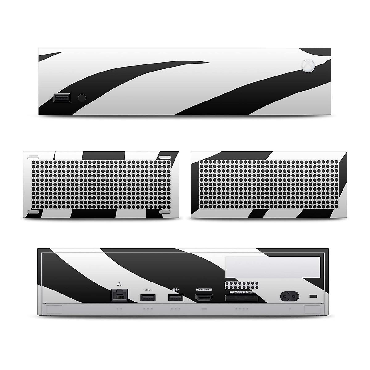 Head Case Designs Officially Licensed Grace Illustration with Zebra Art Mix Vinyl Sticker Gaming Skin Decal Cover Compatible With Xbox Series S Console