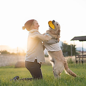 LPHSNR Upgrade Mango Dumbbells Dog Chew Toys for Aggressive Chewers, Indestructible Tough Dog Toys Interactive Durable with Mango Scent, Teething Clean for Large Puppy Medium Dogs Bite Resistant
