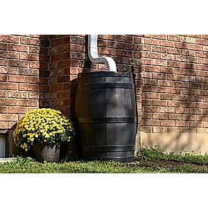FCMP Outdoor RC45 Rain Barrel, Black