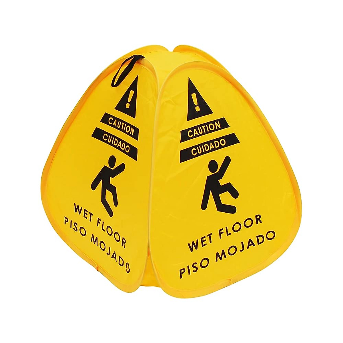 3 Pack Pop-up Caution Wet Floor Sign 16in for Restaurant, Commercial and Industrial Safety
