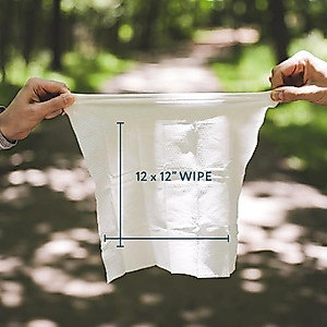 Venture Wipes Natural Mosquito Repellent Wipes - DEET-Free Bug Repellant - Long Lasting Insect Repellent Wipes - Travel Friendly - Citronella, Peppermint, and Rosemary Infused - 15 Count Bag