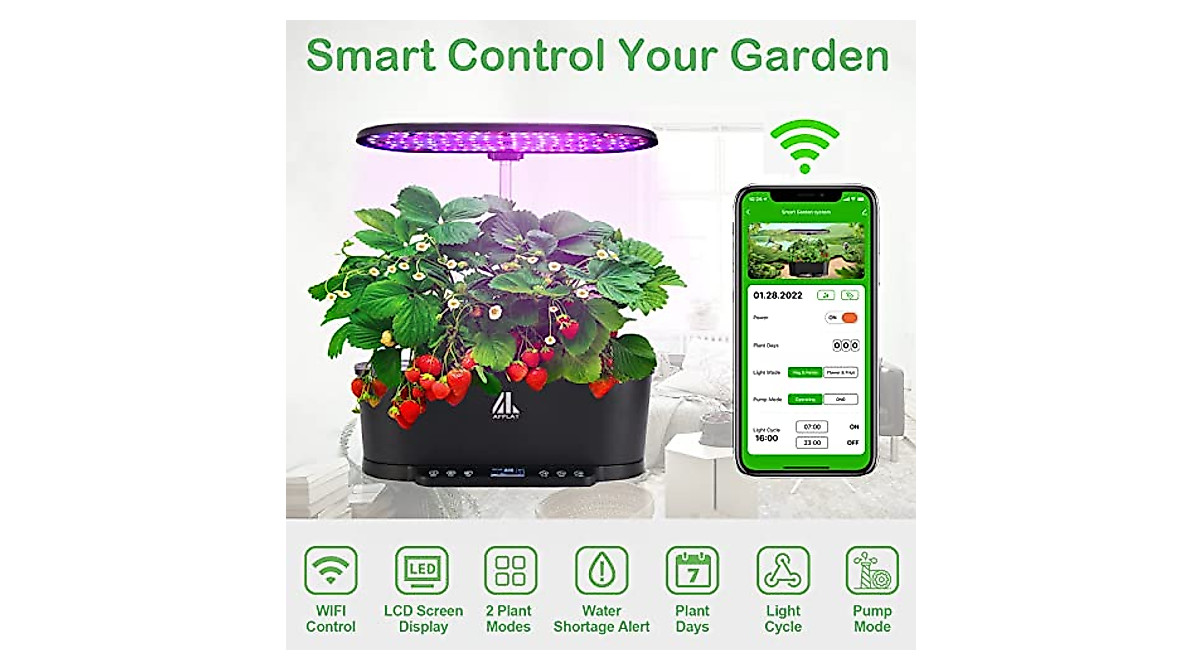 WiFi Smart Garden - Indoor Hydroponic System with App Control