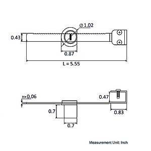 WOOCH Sliding Glass Door Ratchet Lock with Chrome Finish, Keyed Alike Showcase Display - 2 Pack