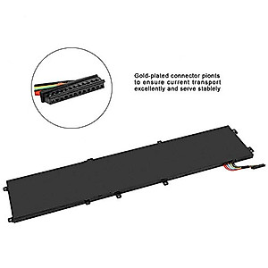 Hubei 6GTPY 5XJ28 Extended Laptop Battery Replacement for Dell XPS 15 9550 9560 9570 7590(2019 Model) P56F001 P56F002 Precision 5510 5520 5530 5540 2-in-1 Mobile Workstation Vostro 7500(11.4V 97Wh)