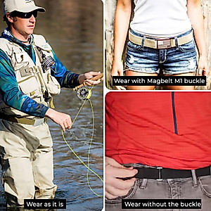 MagBelt 2 - Black Belt/Silver Buckle (Large)