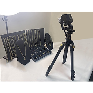 GWNNSH Camera Lightweight Travel Tripod, 58” Detachable Monopod, Aluminum Ball Head Stand 3 X Control Knobs with Calibration, DSLR QR Plate, Level Indicator, Flip Lock Design. Dare to Compare